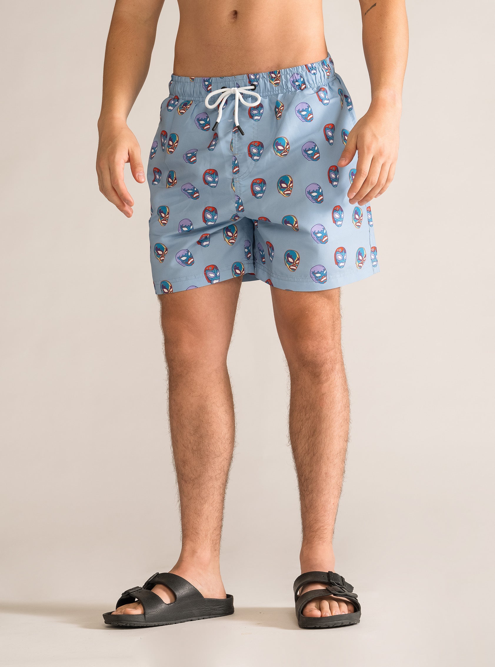 Summer Time Swim Shorts, Celeste – Distefano Shop HND